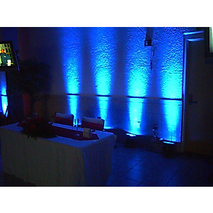 JQSLIGHT LED Landscape Lights,GU10 Blue LED Spotlight Bulbs 5W MR16 GU10 Base Blue Coloured Spot Light Bulb for Wall Washer Lamps, Landscape Lighting, Decorative Lighting, Mood Lighting