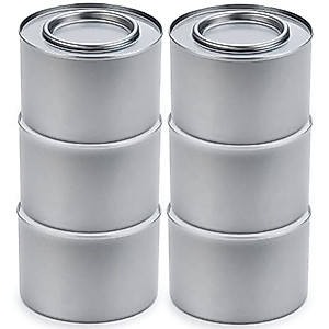 Food Warmer Gel Cans for Chafing Dish (Set of 6 Gel Warming Cans) - Food Warmers for Parties, Buffet Trays, Catering Dishes - Disposable Chafing Burners to Keep Food Warm - Best Food Heaters