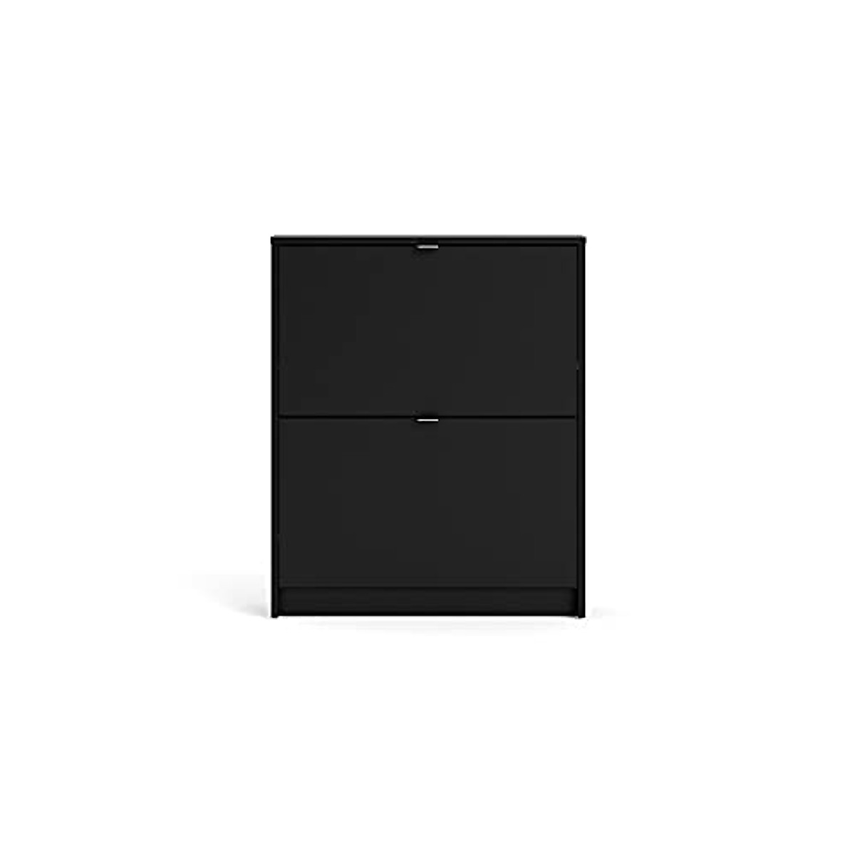 Tvilum, Black Matte Bright 2 Drawer Shoe Cabinet