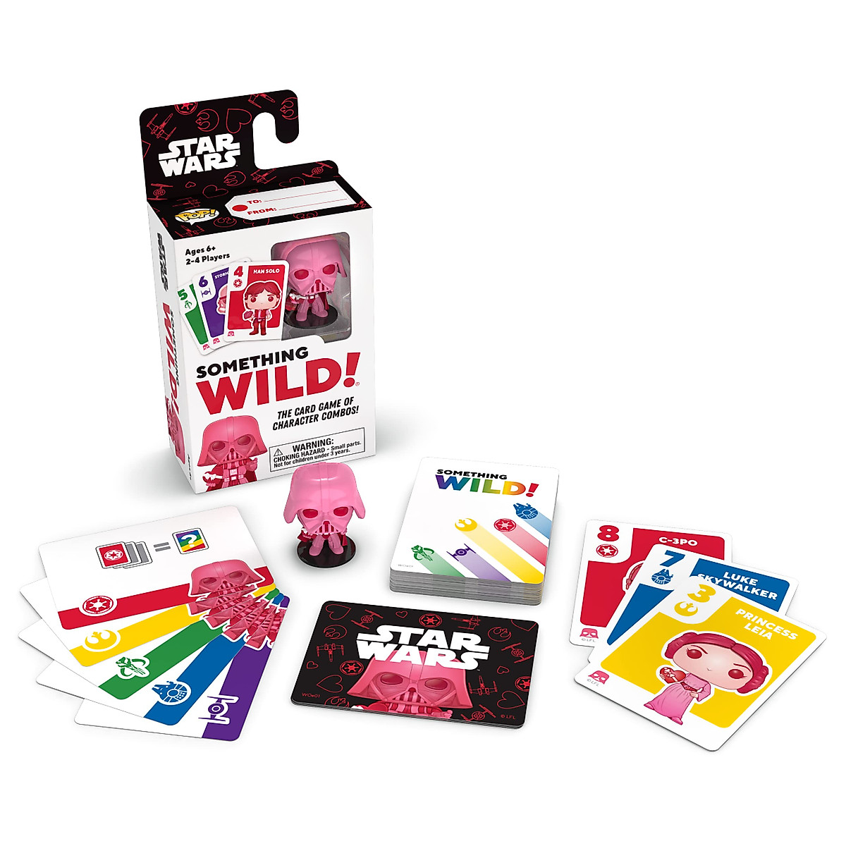 Funko Something Wild! Star Wars with Pink Darth Vader Pocket Pop! Card Game for 2-4 Players Ages 6 and Up