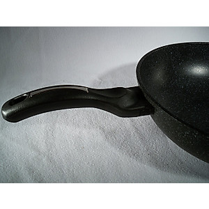Ceramic Marble Coated Cast Aluminium Non Stick Wok 32 Cm
