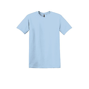 Gildan 5.4 oz Cotton T-Shirt (5000) Tee Medium Light Blue