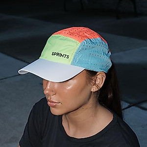 Sprints Race Day Performance HyperG Racing Cap | The Lightweight, Quick Dry, Running, Sport Hat, One Size, Unisex (Brisk Out The Blocks)