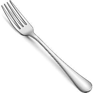 Hiware 16-Piece Dinner Forks Set, Stainless Steel Forks for Home, Kitchen and Restaurant, Mirror Polished, Dishwasher Safe - 8 Inch