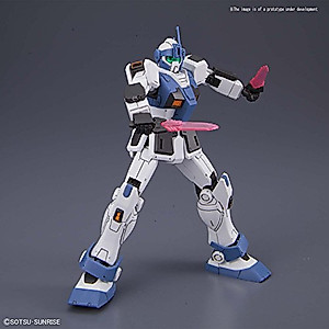 Bandai - Maquette Gundam - 022 GM Guard Custom Gunpla HG 1/144 13cm - 4573102606570