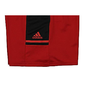 adidas Game Built Player Climalite Short with Pockets, Power Red- Black X-Large