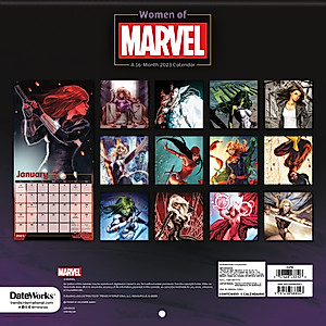 2023 Marvel Women of Marvel Wall Calendar