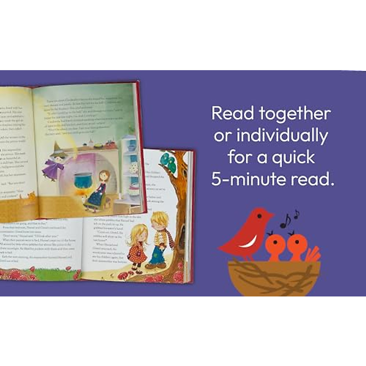 Five-Minute Stories - Over 50 Tales and Fables: Short Nursery Rhymes, Fairy Tales, and Bedtime Collections for Children