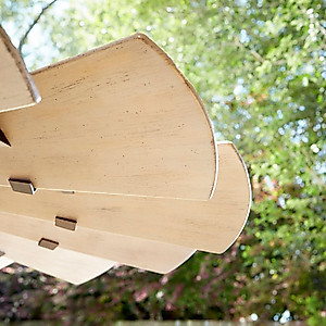 Quorum 97215-86 Indoor Windmill Ceiling Fan in Oiled Bronze with Weathered Oak Blades