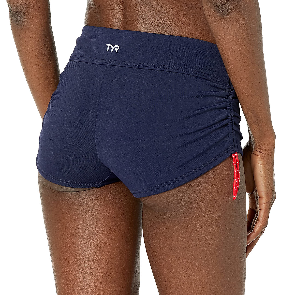 TYR Women's Standard Guard Della Swim Short, Navy, X-Large