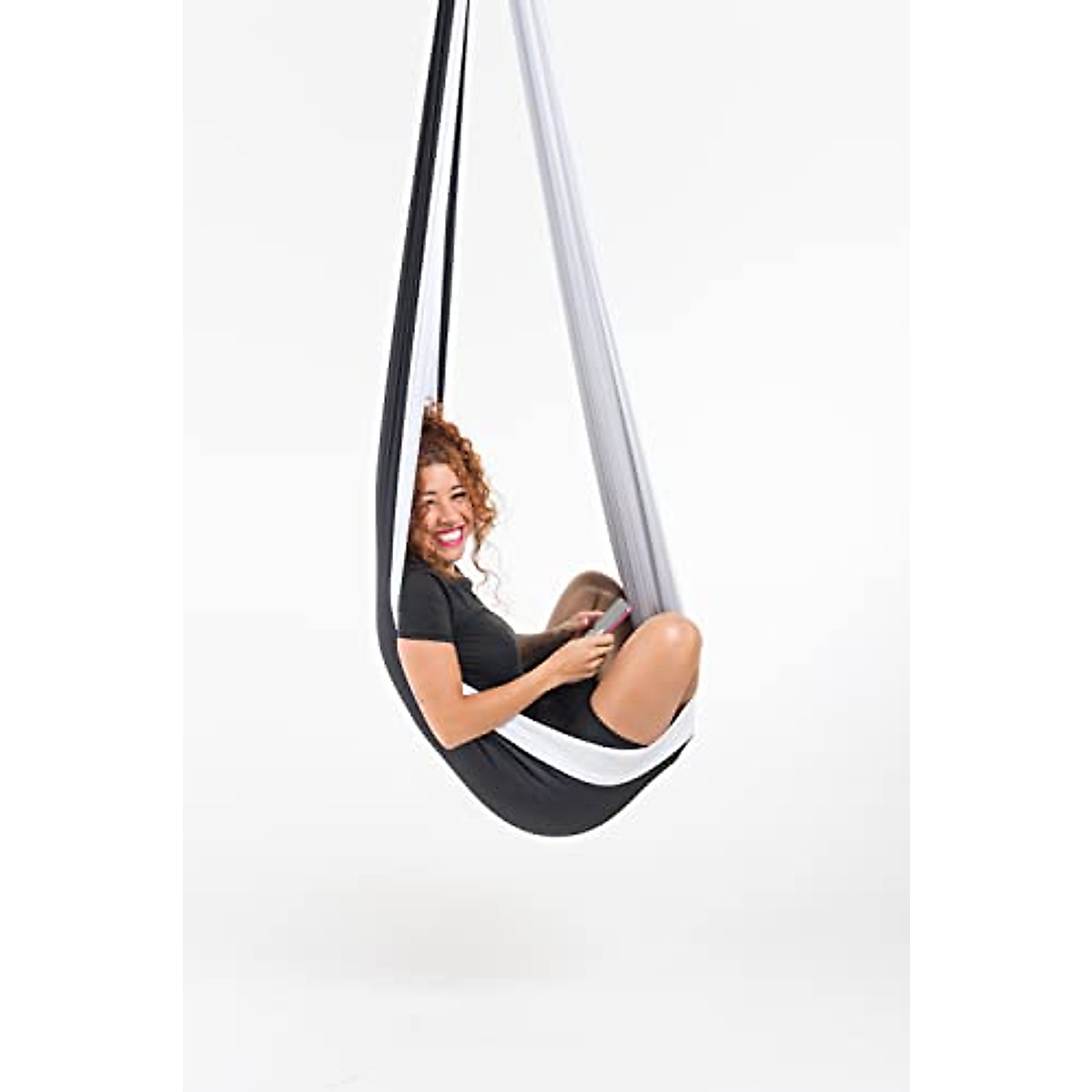 R&B Premium Sensory Swing for Adults & Kids w/ Special Needs - ADHD Autism Aspergers Integration & Processing Disorder - Calming Effect Therapy Hammock Chair - Indoor & Outdoor - Hardware Included