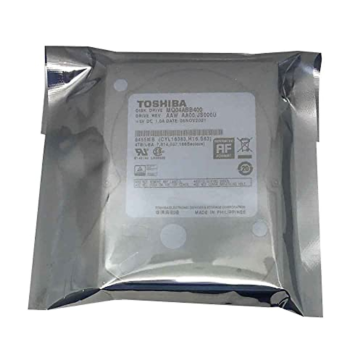 MDD MQ04ABB400 4TB 5400RPM 16MB Cache SATA 6.0Gb/s 2.5in Hard Drive (15mm Thickness for TiVo, MiniPC, CCTV DVR only, NOT for Laptop)