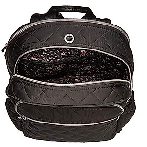 Vera Bradley Women's Performance Twill Campus Backpack, Black, One Size