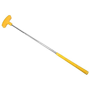01 Junior Golf Putter, Kids Two Way Golf Putter, Flexible Lightweight Golf Training Beginners Golf Practicing for Kids(Yellow)