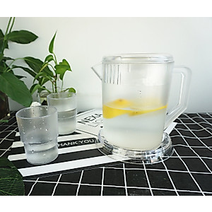 HERF Polycarbonate Plastic Water Pitcher Pot Jug 1.5L Transparent …