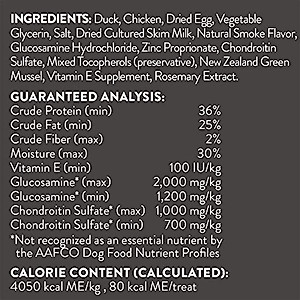 Dogswell Hip and Joint Grain-Free Duck Grillers for Dogs, 10 Ounces, Model: 842188