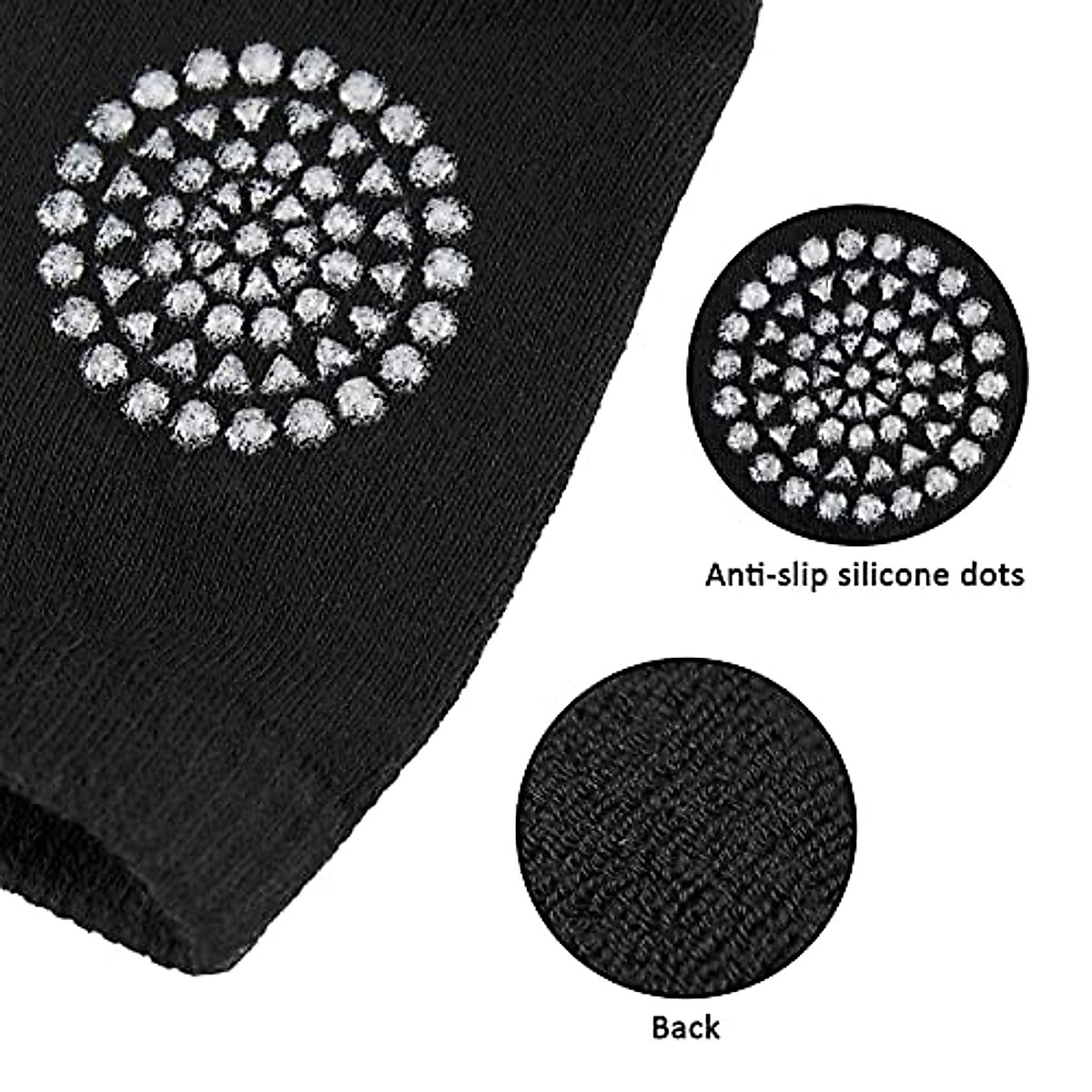 Little World Baby Knee Pads, Baby Knee Pads for Crawling, Anti Slip Baby Crawling Knee Pads, Unisex Baby Knee Protectors Toddler Leg Warmer, Safety Walking Kneepads, Knee Pads for Babies (5 Pairs)
