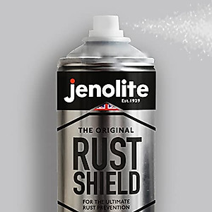 JENOLITE Rust Shield Aerosol - 400ml (13.5 fl oz) - High Protection Against Rust & Corrosion - Ultimate Rust Prevention for Cars & Motorcycles