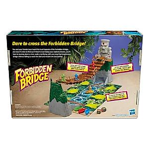 Hasbro Gaming Forbidden Bridge Game, Adventure Board Game, Fun Kids Game for Ages 7 and Up, Game for 2 to 4 Players