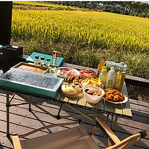 Disposable Grill, Portable Charcoal Grill, Barbecue, Grilling Kit for Indoor & Outdoor cooking, Lightweight Ready to Use Instant Grill Set for BBQ Picnic Camping Deck