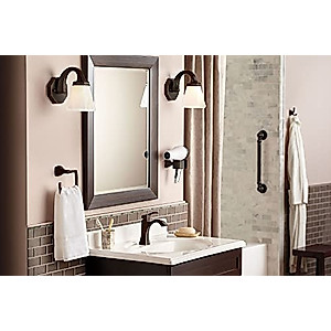 Moen YB5103BN Voss Collection Double Robe Hook, 6.30 x 3.66 x 3.03 inches, Nickel