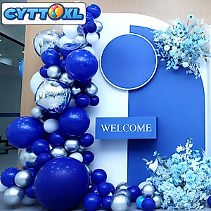 CYTTOKL Blue Latex Balloons 12 inch 200 Pack Matte Helium Balloon for Birthday Wedding Baby Shower Party Decorations