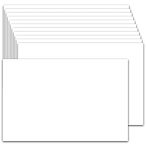 100 Pack 5x7 Cardstock Paper, 80lb White Cardstock Thick Paper Heavyweight Cardstock for Printer, Postcards, Wedding Invitation, Thankyou Cards, Mothers Day Gift Cards