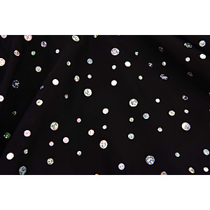 DANSHOW Ballet Leotards for Girls Dance Camisole Dress with Shiny Tutu Skirt(4041-06-M)