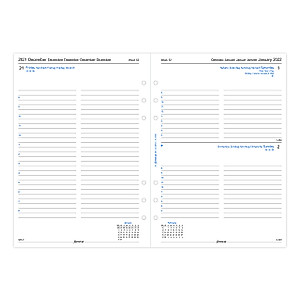 FILOFAX A5 Day PER Page 5 Language APPOI,White