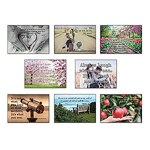 40 Mindfulness, Inspirational and Motivational Postcards