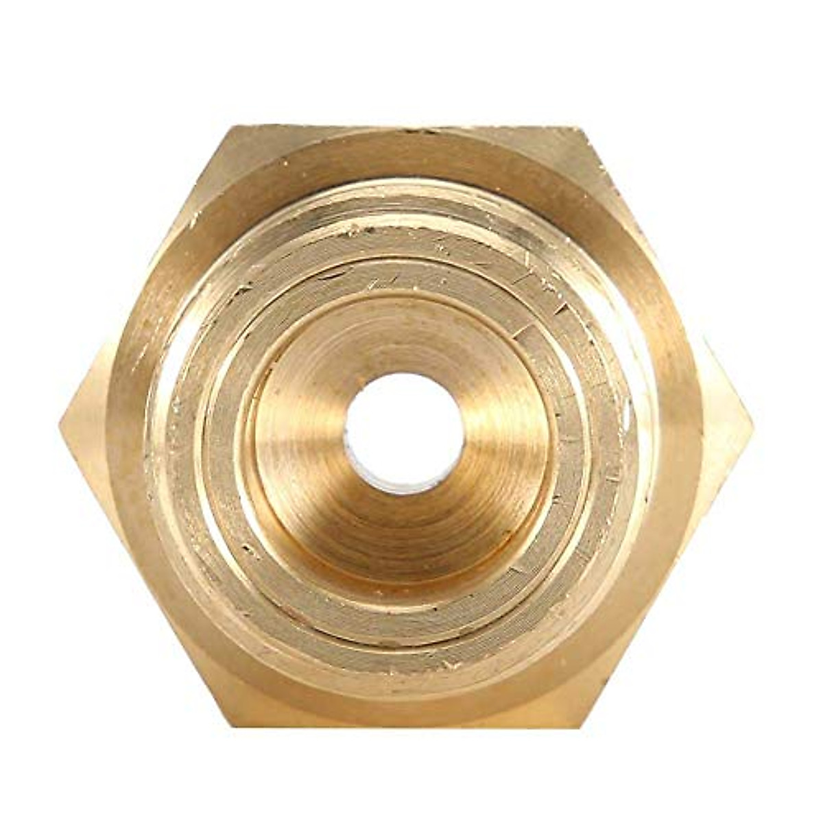 CO2 Cylinder Tank W21.8 to CGA320 Adapter Converter for Aquarium Fish Tank,1.1inch