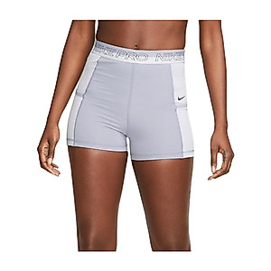 Nike Pro Women's High-Waisted 3" Training Shorts with Pockets X-SMALL