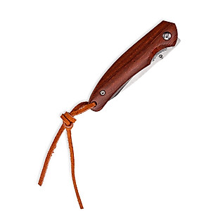 STANBIK Pocket Knife for Men,Pocket Knife with 2.4in 9CR18MOV Blade and Rosewood Handle for Outdoor, Tactical, Survival and EDC.