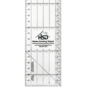 Home Sewing Depot 16 Inch Folding Easy Square Ruler