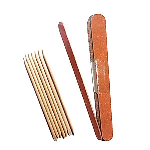 Compact Nail File, Dual Sided Nail Care Tool, Smooths & Shapes Nails, Easy to Use, Compact Emery Boards (Pack of 100)