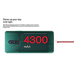 OnePlus 8 (128GB, 8GB) 6.55" 90Hz, Snapdragon 865, Dual SIM Euro 5G /Global 4G GSM Unlocked (T-Mobile, AT&T, Metro, Straight Talk) International Model IN2013 (w/Fast Car Charger, Interstellar Glow)