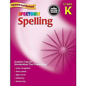 Spelling, Grade K (Spectrum)