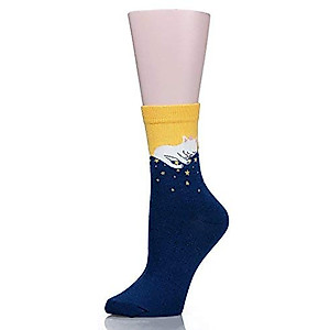 Leotruny Cute Socks Women Cat: Animal Novelty Socks for Women Girls - Ladies Funny Socks with Gift Box 5pairs Without Box