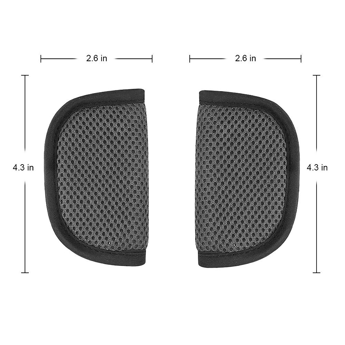 Accmor Car Seat Straps Shoulder Pads for Baby Kids, Soft Car Seat Strap Covers, Seat Belt Covers for Car Seats, Pushchair, Stroller