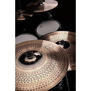 Meinl Cymbals Pure Alloy Custom 17" Medium Thin Crash Cymbal — Made in Germany — Smoked Bronze Finish, 2-Year Warranty (PAC17MTC)