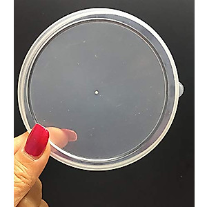 ALAZCO 6pc BPA-Free Can Covers - Large Medium & Small Plastic Tight Seal Lids For Canned Goods or Pet Dog Cat Food Saver Reusable