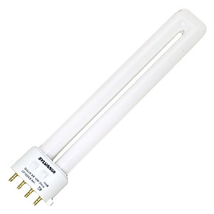 Case of 10 - Sylvania 20318 Compact Fluorescent 4 Pin Single Tube 4100K, 13-watt10