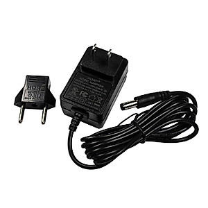 HQRP 9V AC Adapter Compatible with Digital Innovations SkipDr, GameDr, DvdDr Deluxe Premier, PhotoDr, DataDr Disc Repair System Power Supply Cord Adaptor UC1000-9 + Euro Plug Adapter