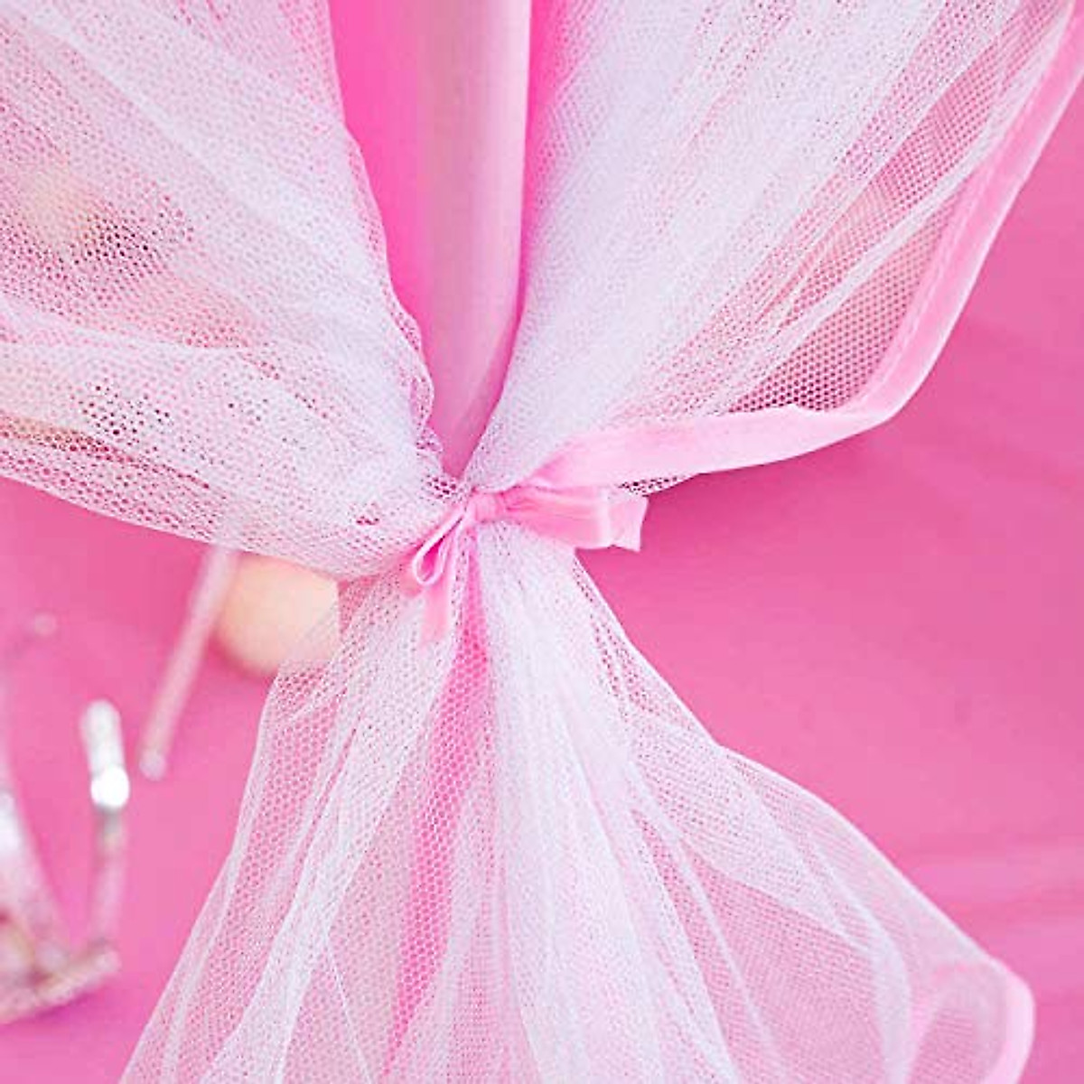 Sutekus Play Tent Girl's Dream Castle Princess Tent Children Pretend Play House for Indoor Outdoor Game (Pink)