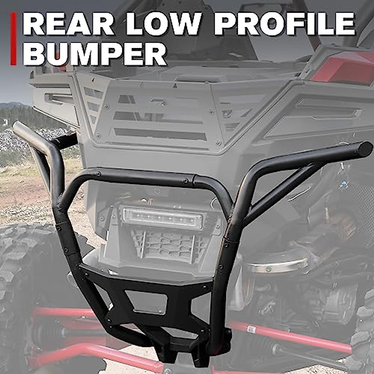 A & UTV PRO Front & Rear Bumper Kit for for Polaris RZR PRO XP/XP 4 2020 2021 2022 2023, Heavy Duty Combined Brushguard Bumper Protector Accessories, Replace OEM # 2883746-458, 2883748-458, 2 Set