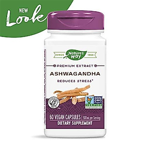 Natures Way Ashwagandha Standardized Extract 60 Vcaps ( 2 PACK )