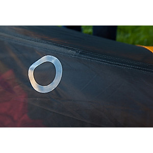 GEAR AID Tenacious Tape Mesh Patches for Tent and Bug Screen Repair, 3” Rounds, Black Mesh