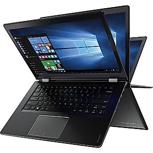 Lenovo 2-in-1 Flex 4 Flagship High Performance 14" HD Touchscreen Laptop PC, Intel Pentium 4405U Dual-Core, 4GB DDR4, 500GB HDD, Bluetooth, WIFI, Windows 10, Black