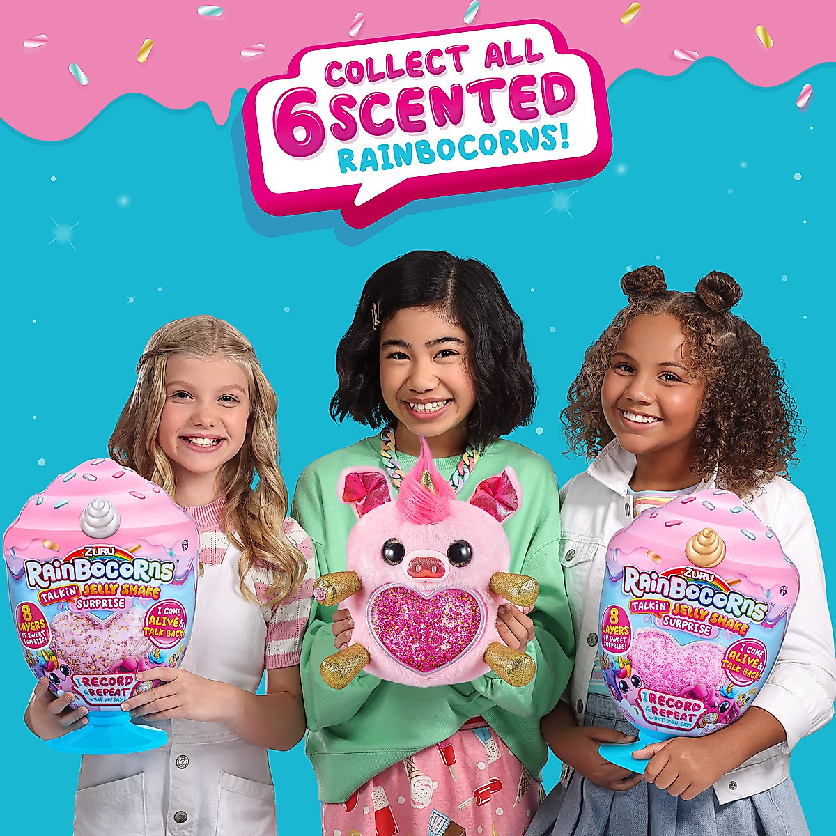 Rainbocorns Jelly Shake Surprise Series 2 Koala by ZURU Cuddle Plush Scented Stuffed Animal, Slime Mix, Talkback Feature and More, Ages 3+ (Koala)