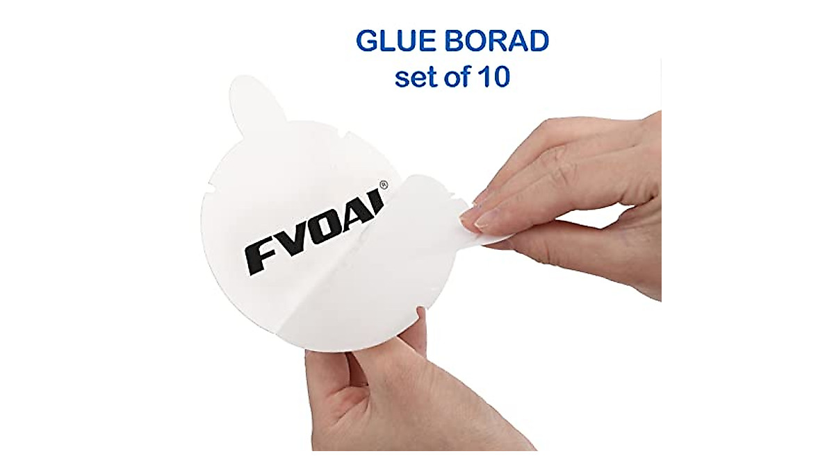 FVOAI Zap T3 Pro Insect Trap Sticky Glue Boards (Pack of 10)